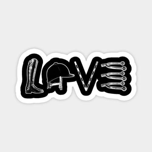 Love Horse Riding Sticker | Vinyl | Decal for Car Bumper Sticker 5'' | eBay