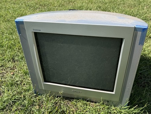 Sony Trinitron KV-13FS100 13 inch Flat Tube CRT Retro Gaming TV | eBay