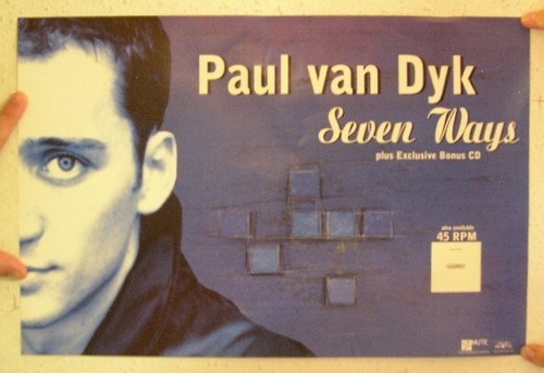 Paul Van Dyk Poster Seven Ways Matthias Paul | eBay