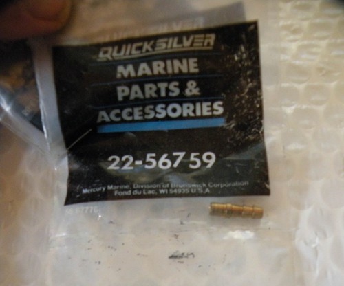 MERCURY OUTBOARD 22-56759 Brass Hose Nipple | eBay