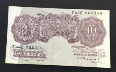 10 Shilling Banknote in English Banknotes Pre-1952 for sale | eBay