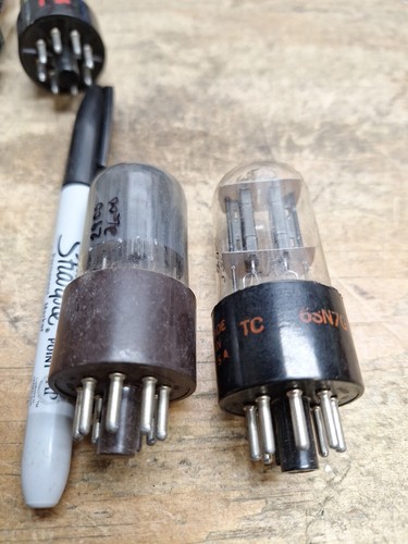 2 Used 6SN7 GT Tubes Tested Radio Amplifier Tube | eBay