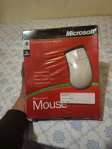 Vintage 90s Serial Original Microsoft Mouse Windows 95 Dos for sale ...