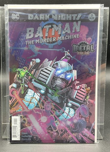 Dark Nights Batman The Murder Machine #1 Foil 1st Print DC 2018 Metal ...