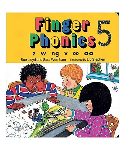 Finger Phonics book 5: in Precursive Letters (British English edition ...