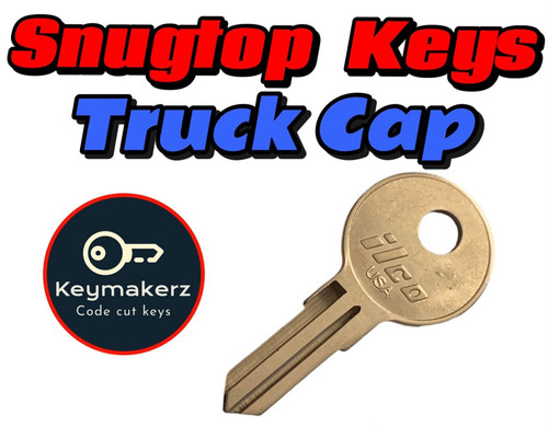 SnugTop Truck Cap Bed Cover Keys Replacement Spare Key Cut to Code J201 ...