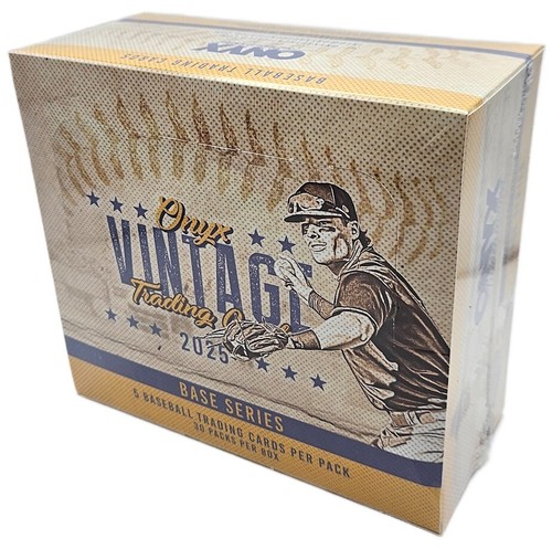 2025 Onyx Vintage Collection Baseball Base Series Hobby Box 30 Packs 5 ...