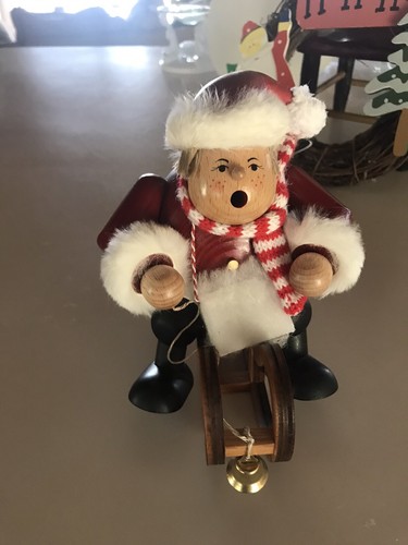 German Incense Smoker (Rauchermann) Santa on Sleigh - KWO | eBay