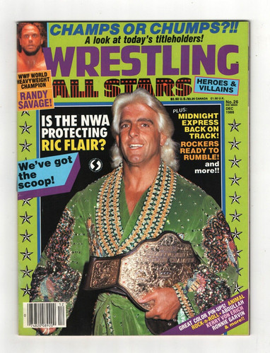 December 1988 Wrestling All Stars Magazine – Ric Flair Cover A4893 | eBay