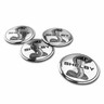 4 American Racing Machined Silver Center Caps 5L AR198 Razor SB198 ...