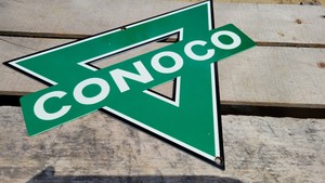 Conoco Sign In Collectible Gas & Oil Advertising Signs for sale | eBay