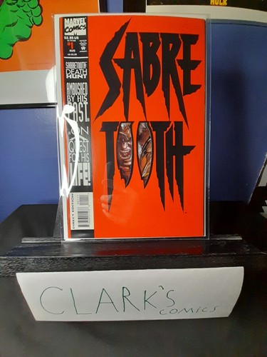 Sabretooth #1 KEY 1st Appearance In A Solo Title! Die Cut Cover! | eBay