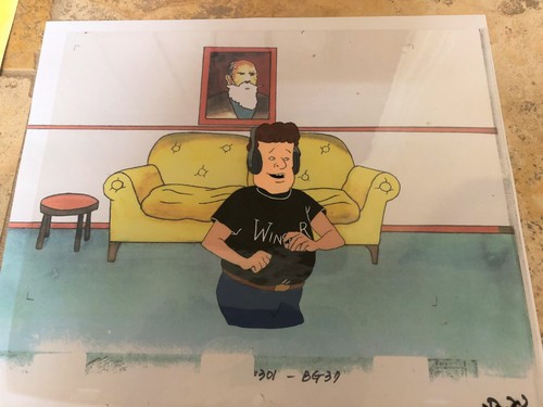 Beavis and Butthead Original Production Animation Art Cel MTV Stewart ...