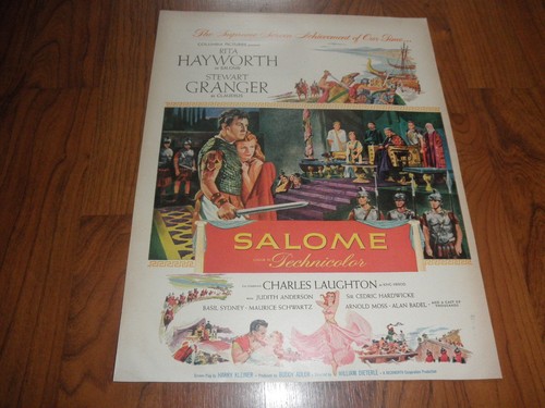 RITA HAYWORTH-SALOME Movie Prom AD-1952 | eBay