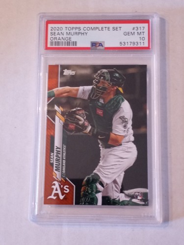 2020 Topps Sean Murphy Orange Rookie #317 PSA 10 | eBay