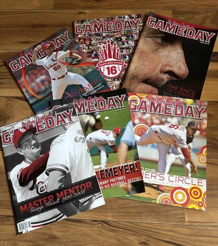 St Louis Cardinals Game Day Magazine 2008 (Lot Of 6) | eBay