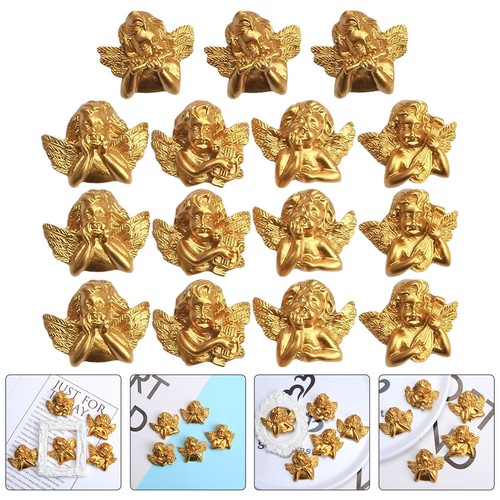 15pcs Angel Resin Flatback Baroque Angel Phone Case Ornament Hair Pin ...