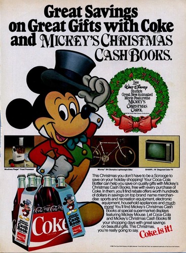 Original Magazine Print Ad 1983 Coke and Mickey Mouse | eBay