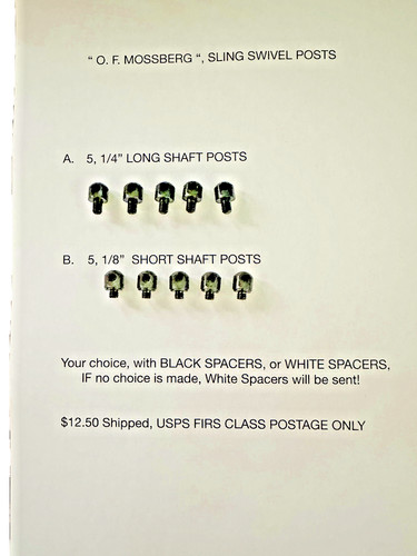 MOSSBERG SLING SWIVEL POSTS "5 PACK" | eBay