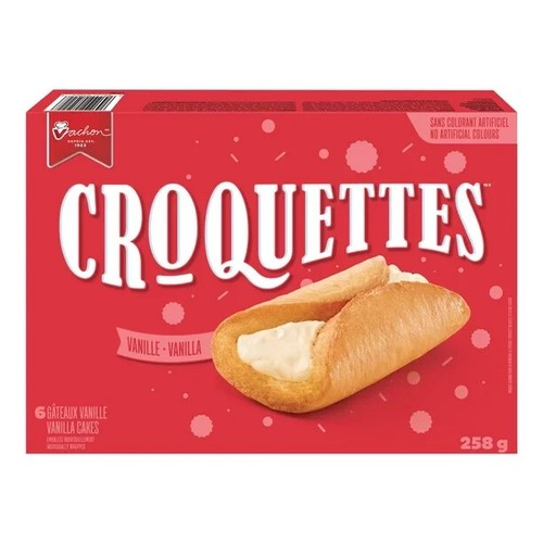 4 Boxes of Vachon Croquettes with Vanilla Cream Filling 258g Each (6 ...