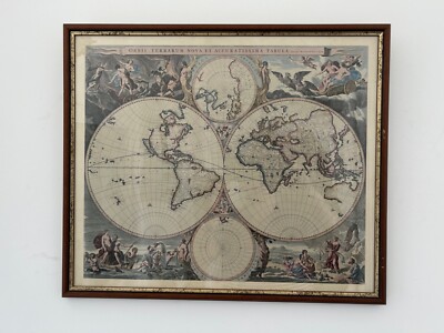 Copper Plate Antique World Maps & Atlases 1600-1699 Date Range for sale ...
