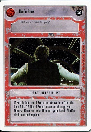 Star Wars CCG Premiere White Border Hans Back | eBay