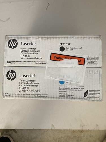 HP LASERJET SET OF 4 TONER CE411AC, CE413AC, CE412AC AND CE410XC | eBay
