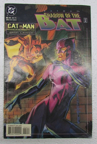 DC COMIC BOOK BATMAN SHADOW OF THE BAT CAT-MAN #44 NOV 1995 | eBay