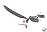 Rejilla original BMW X3 G01 G02 X3 18d TX11 TX12 lado abierto derecho ...