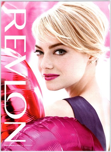 EMMA STONE REVLON Original 7.75"X10.5" Magazine Ad M383 D | eBay
