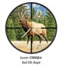 WHITETAIL DEER Wall Clock. Buck Rub hunting lodge, cabin, deer camp ...