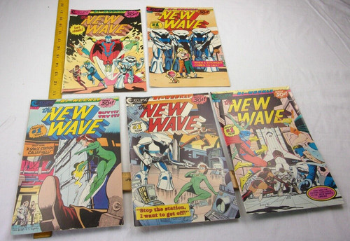 New Wave Comic book lot #1 #2 3 4 5 1986 ECLIPSE comics F-VF | eBay