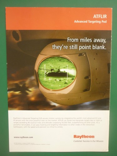 6/2007 PUB RAYTHEON ATFLIR ADVANCED TARGETING POD FLIR DEFENSE CHAR ...