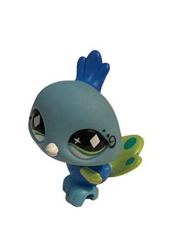 Littlest Pet Shop #463 Blue Green Peacock Bird Authentic LPS | eBay