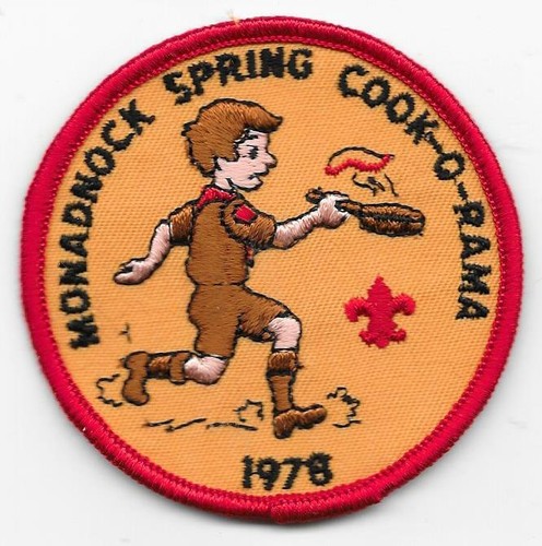 1978 Spring Cook-O-Rama Monadnock District Patch Boy Scouts of America ...