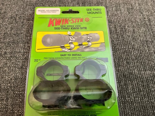 Kwik-site see thru 1" scope rings fits Tompson center hawken # KS ...