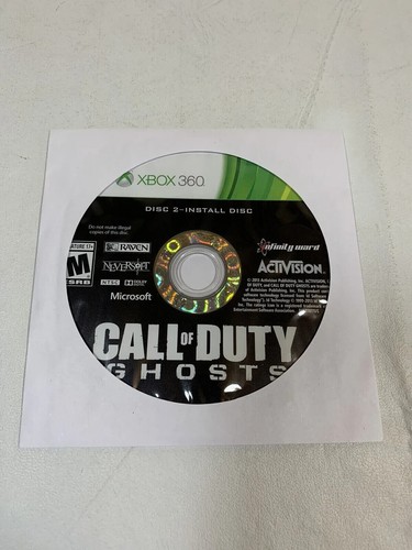 Call Of Duty Ghosts (2013) Microsoft Xbox 360 Disc 2: Install Disc Only ...