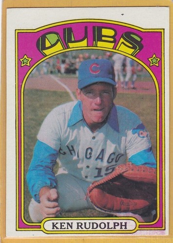 1972 TOPPS BASEBALL KEN RUDOLPH #271 CUBS EX+ *A4742 | eBay