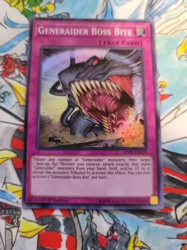 YuGioh Generaider Boss Bite NM (1st Ed.) MYFI-EN039 Super Rare Card | eBay