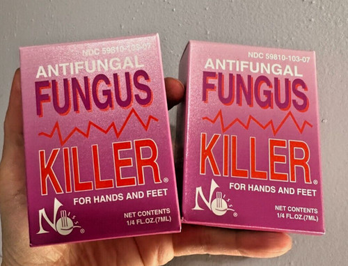 No Miss Antifungal Fungus Killer for hands and feet 1/4 fl.oz. 7ml - 2 ...