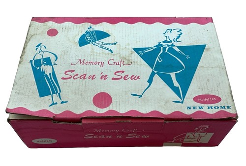 Janome Memory Craft Scan 'n Sew 240 Embroidery Scanner Machine Working ...