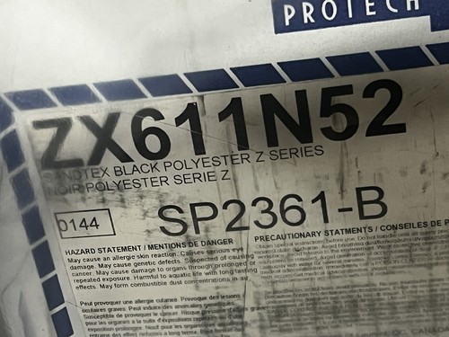 protech powder coat paint ZX611N52 Santex Black Polyester Z series 50lb ...