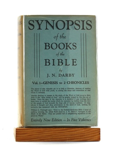 John Nelson Darby / Synopsis of the Books of the Bible Vol 1 Genesis 2 ...