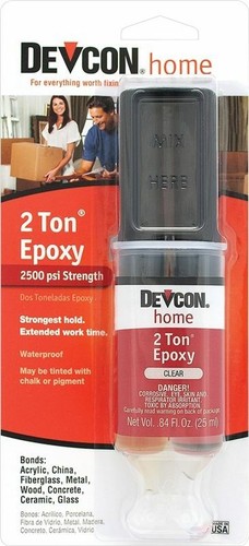Devcon 31345 Epoxy, Liquid, Clear, 0.84 fl-oz Syringe | eBay