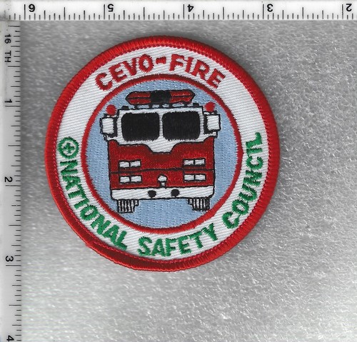 CEVO-Fire National Safety Council Shoulder Patch | eBay