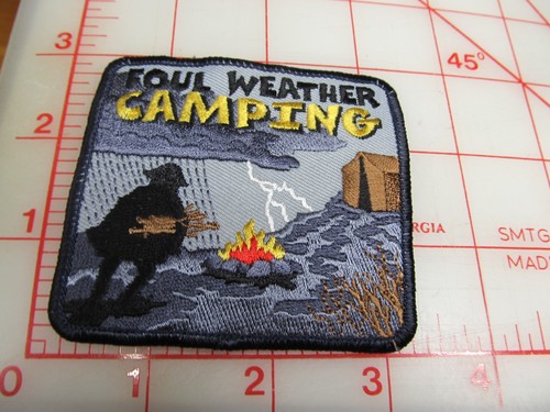 BSA Foul Weather Camping collectible patch (o9) | eBay