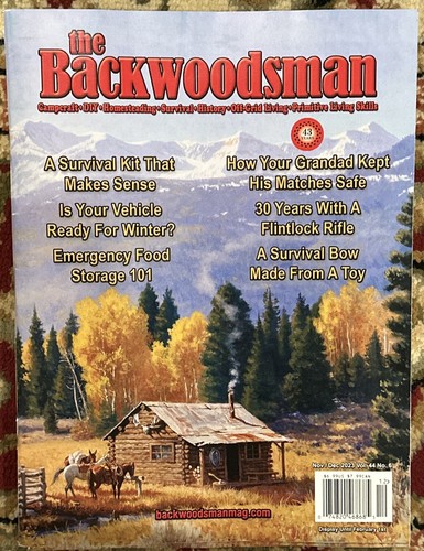 The Backwoodsman A Survival Kit That Makes Sense Volume 44 Number 6 | eBay