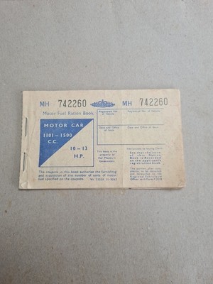 Motor Fuel Ration Book for sale | eBay