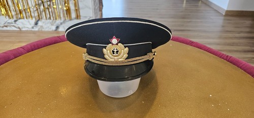 Vintage Soviet Navy Officer Cap – USSR CCCP 1988 – Rare Military ...