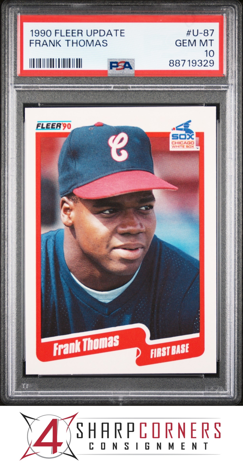Frank Thomas 1990 Fleer Update #U-87 Base Price Guide - Sports Card ...
